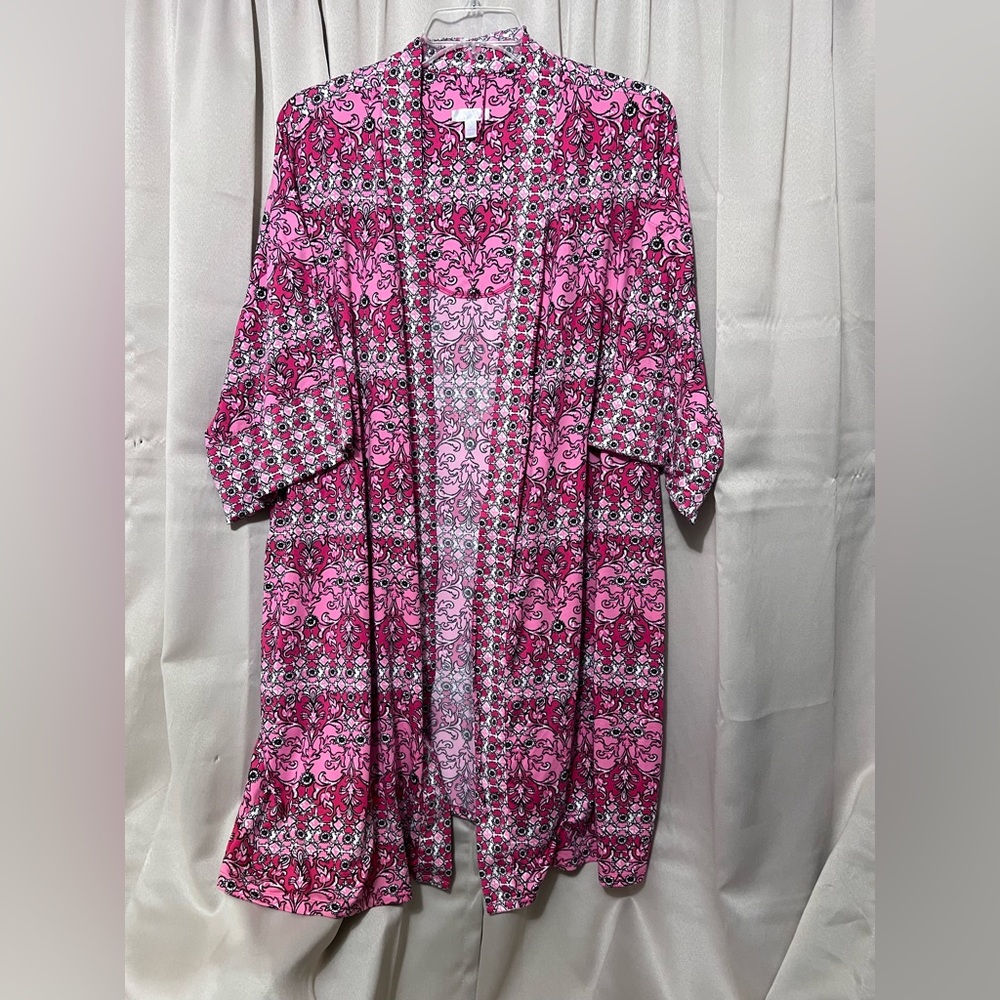 Secret Treasures Pink Robe With Out A Tie - Gem